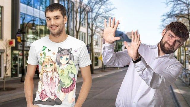 CDC Recommends Wearing Anime Shirts to Socially Distance Others Away ...