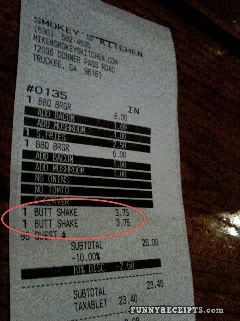 42 of the Funniest Notes on Receipts - Neatorama