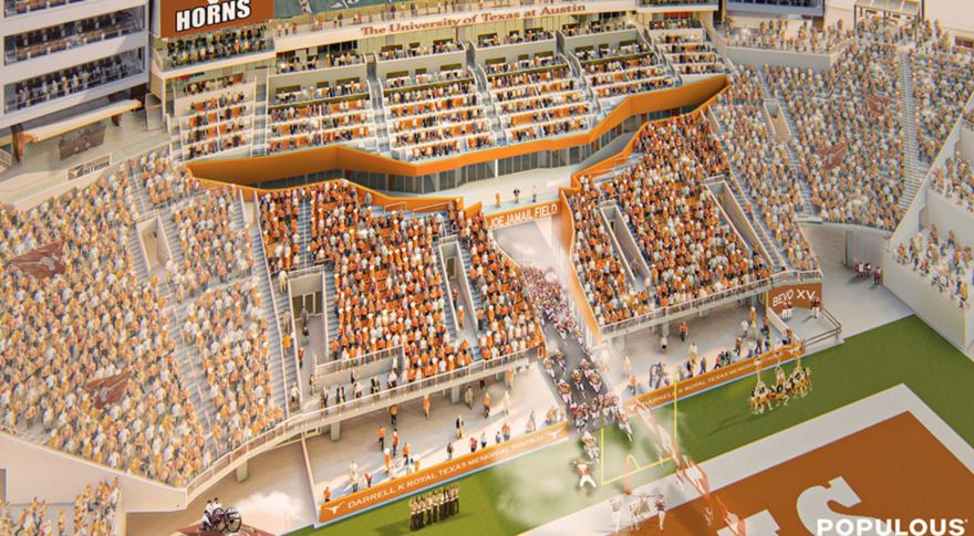The Texas Longhorns' Stadium Modifications Look Like the Female ...