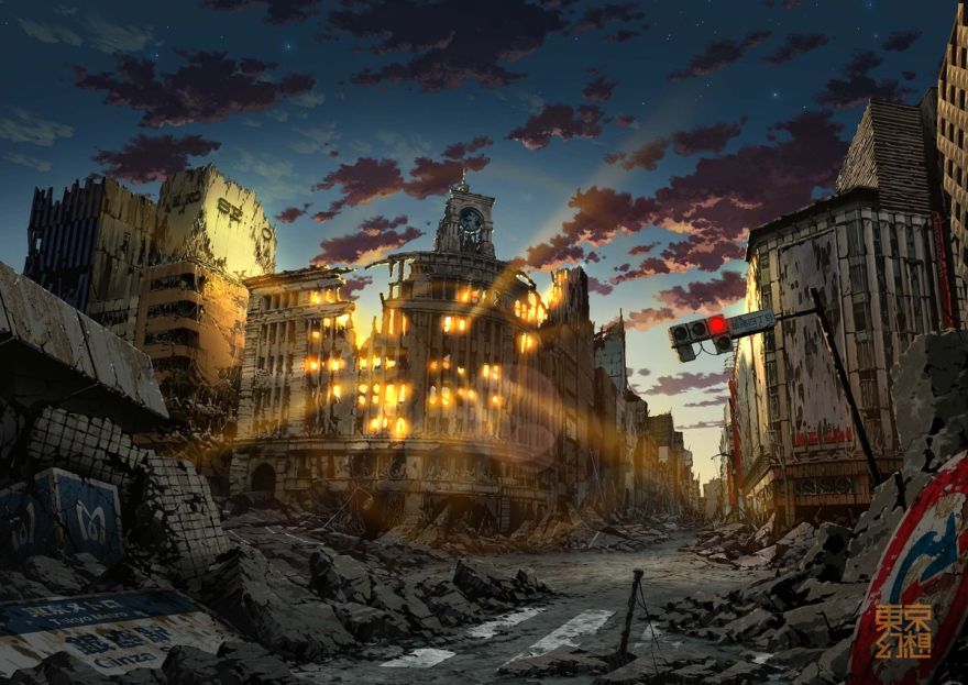 Post-Apocalyptic Tokyo As Imagined By An Artist - Neatorama